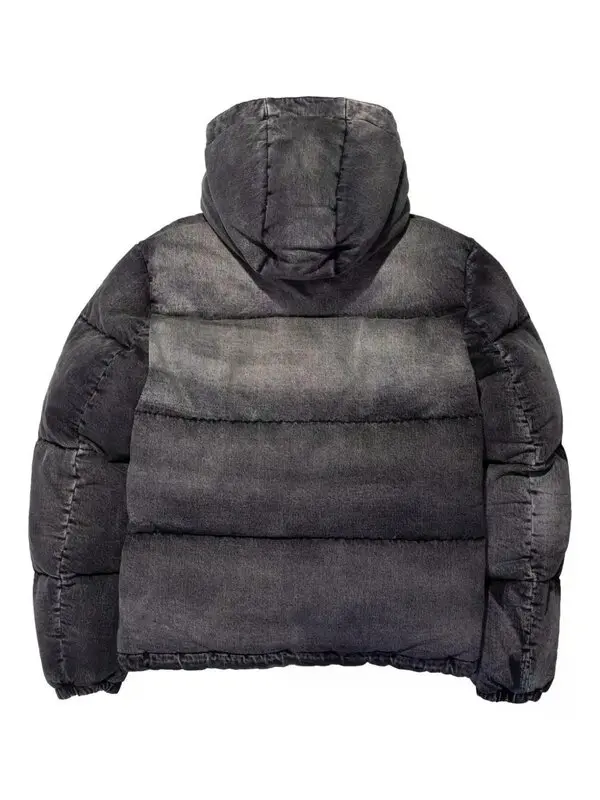 PURPLE BRAND Denim Padded Hooded Jacket