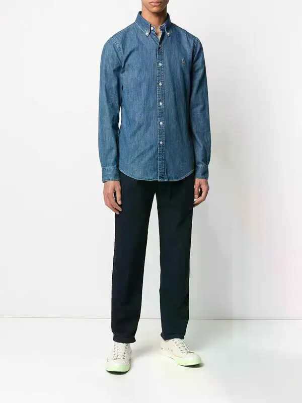 Polo Ralph Lauren Logo-embroidered Button-down Shirt