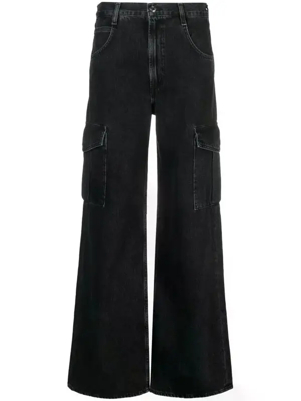 AGOLDE Mid-rise Wide-leg Jeans