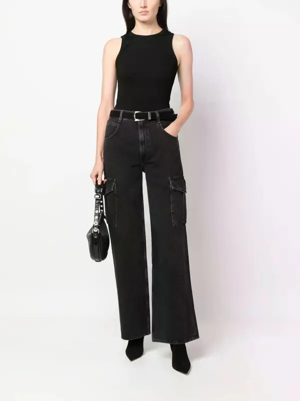 AGOLDE Mid-rise Wide-leg Jeans