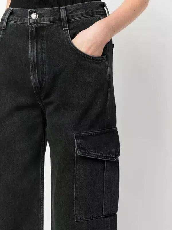 AGOLDE Mid-rise Wide-leg Jeans