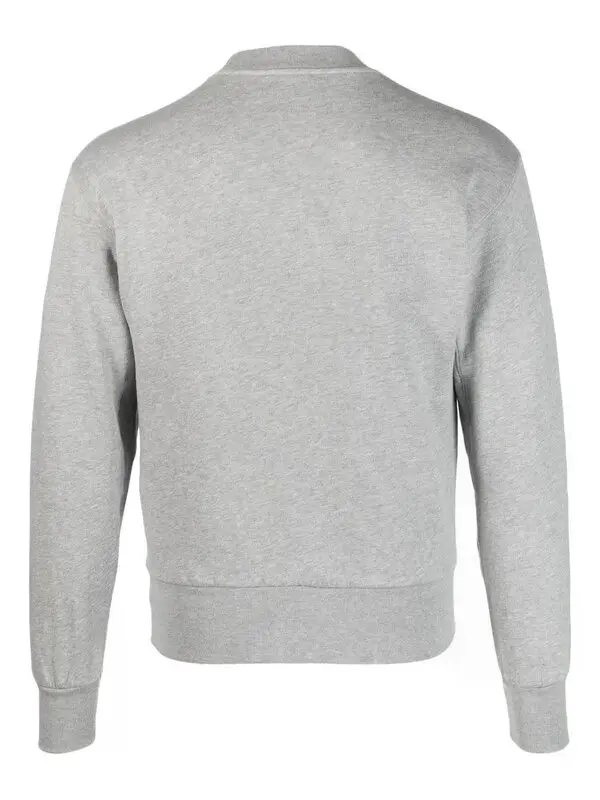 Aries No Problemo' Print Sweatshirt - Grey