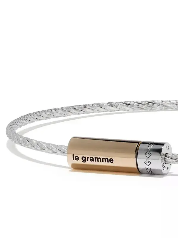 Le Gramme 18kt Gold And 7g Bicolor Cable Bracelet