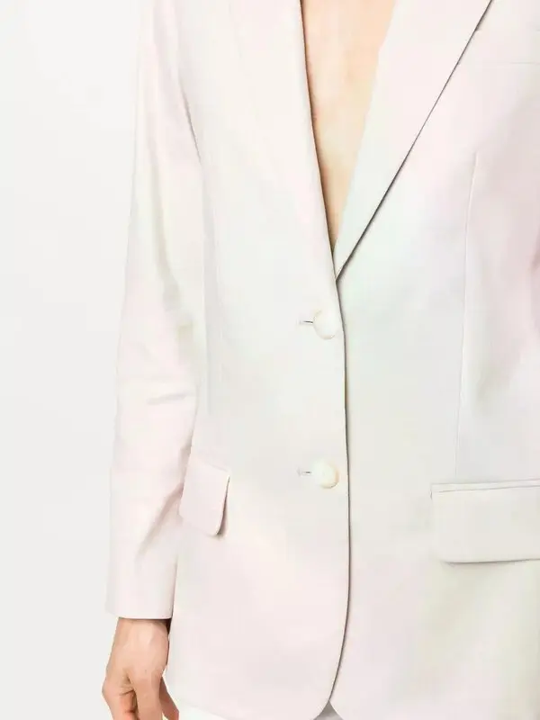 JOSEPH Single-breasted Cotton-linen Blazer