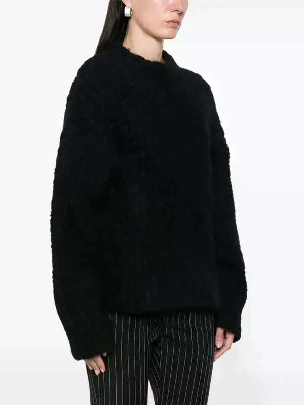 JIL SANDER Crew-neck Sweater - Black