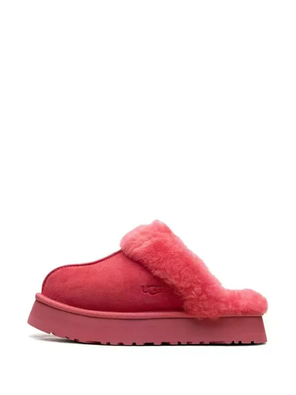 UGG Shearling Platform Slippers - Pink