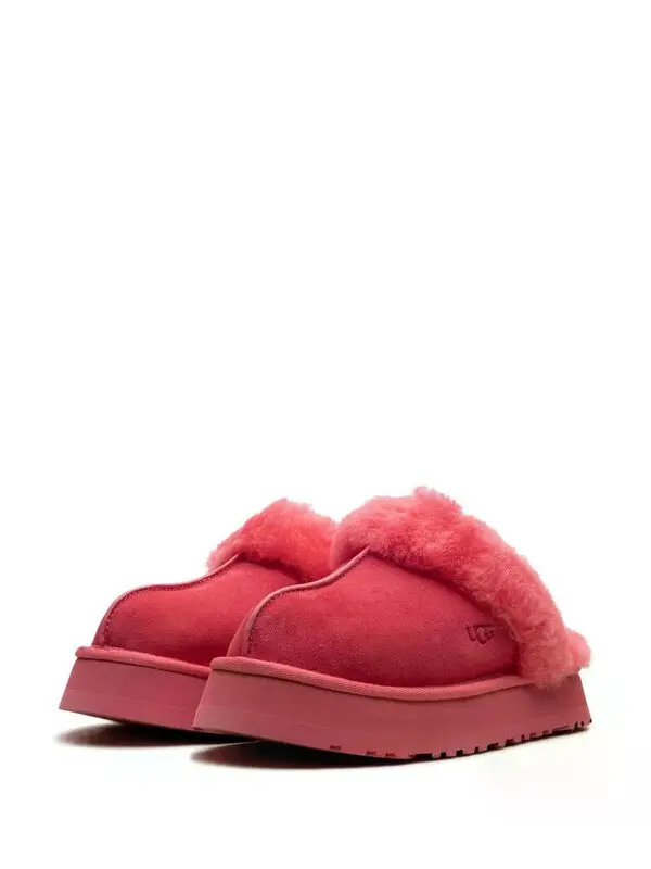 UGG Shearling Platform Slippers - Pink