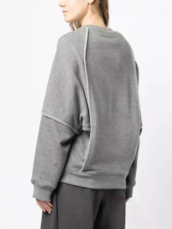 Goen.j Layered Whipstitch Sweatshirt