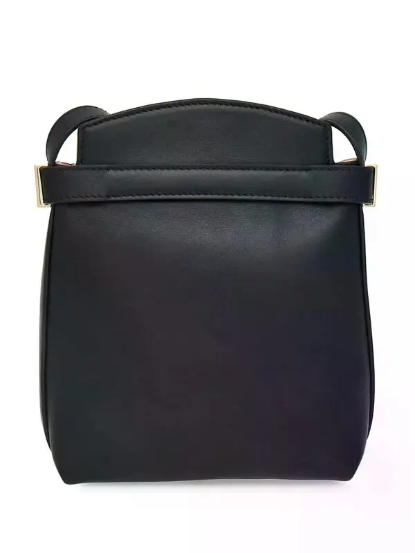 FERRAGAMO Hug Gancini-plaque Leather Phone Holder
