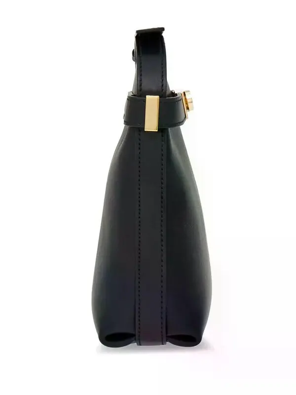 FERRAGAMO Hug Gancini-plaque Leather Phone Holder