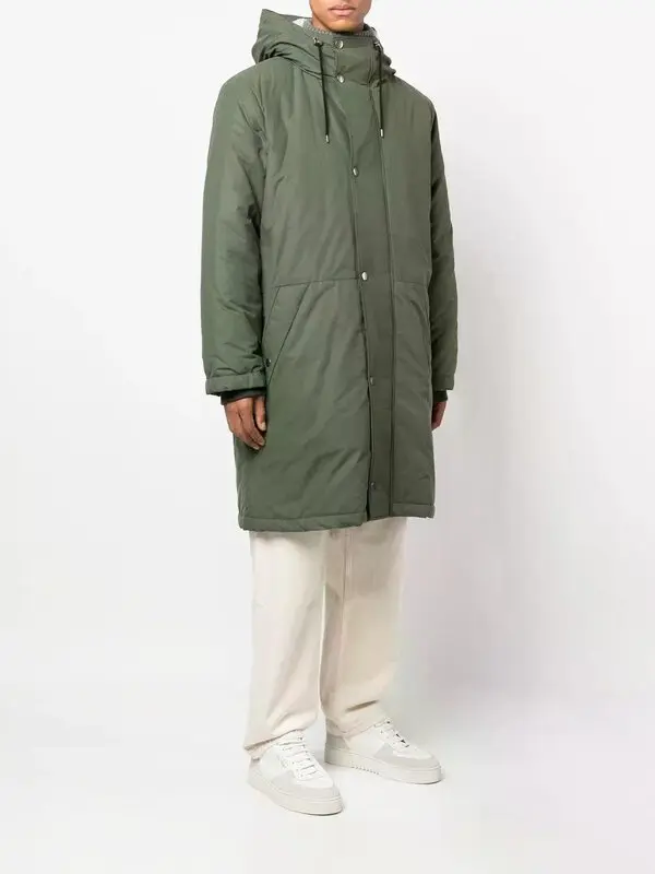A.p.c. Hooded Mid-length Parka