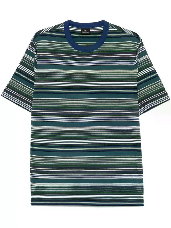 Paul Smith Striped Cotton T-shirt