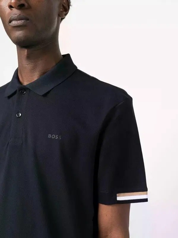 BOSS Short-sleeve Polo Shirt - Blue