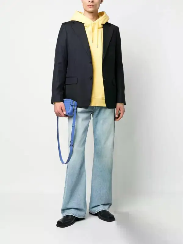 LANVIN Single-breasted Button-fastening Blazer - Blue