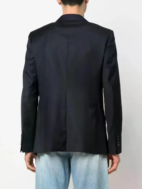 LANVIN Single-breasted Button-fastening Blazer - Blue
