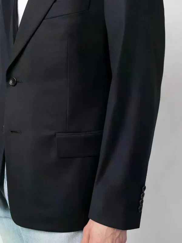 LANVIN Single-breasted Button-fastening Blazer - Blue