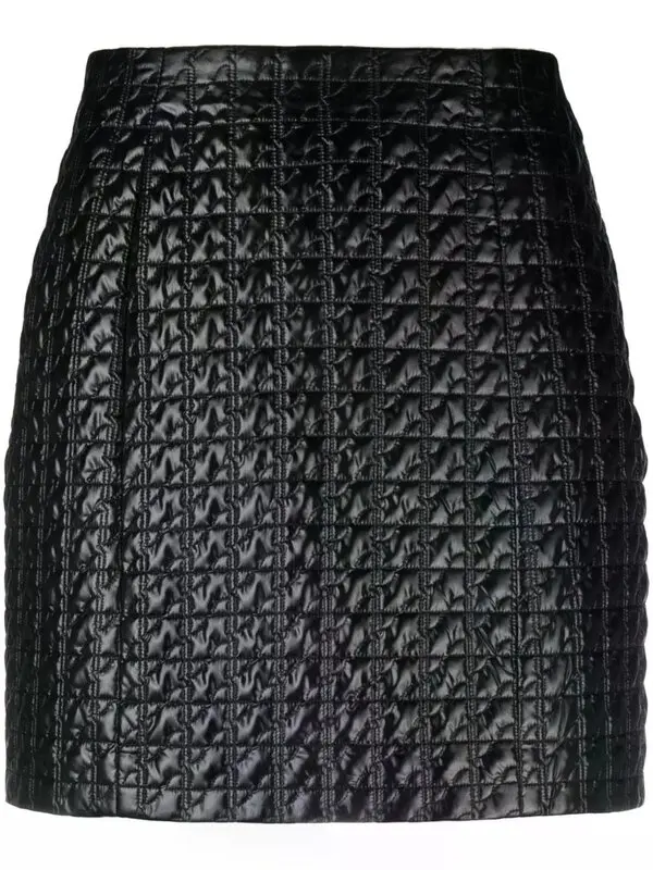 PATOU Quilted Shell Miniskirt - Black