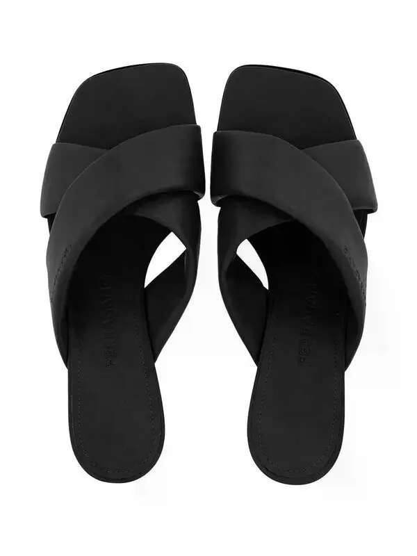 FERRAGAMO Crossover-strap Lambskin Mules