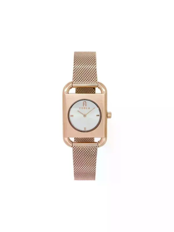 Furla Arco Square 42mm Timepiece - Silver