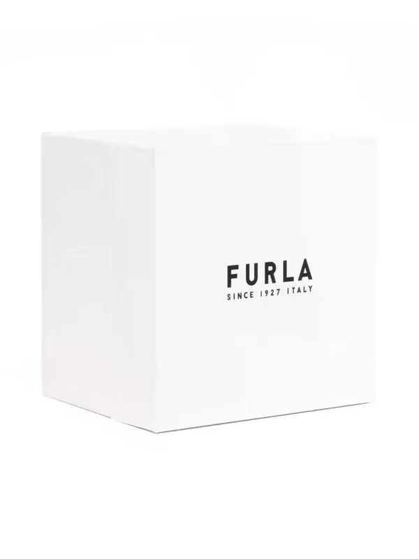 Furla Arco Square 42mm Rose Gold Stainless Steel Mesh Watch