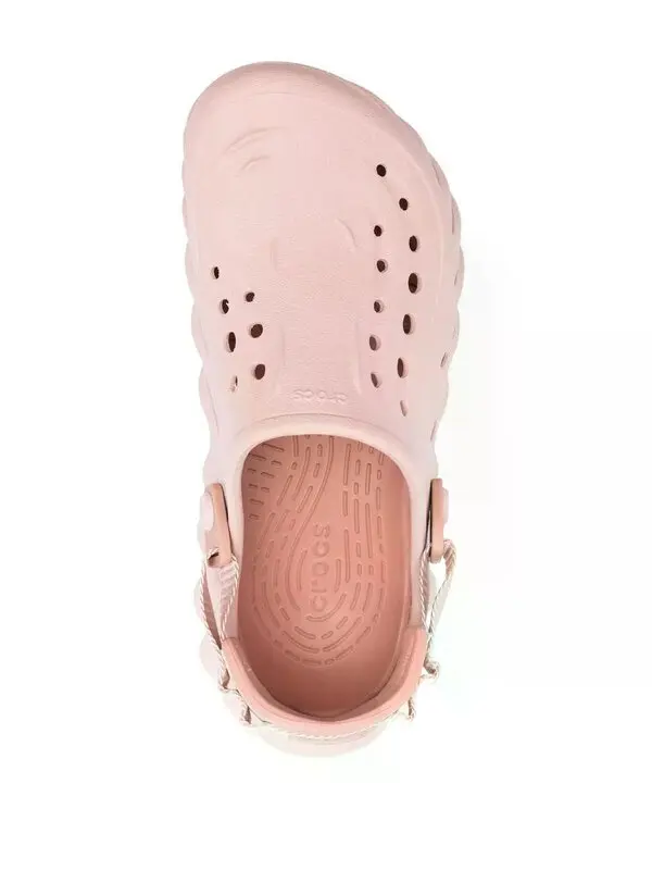 CROCS Cut-out Detail Chunky Sandals - Pink