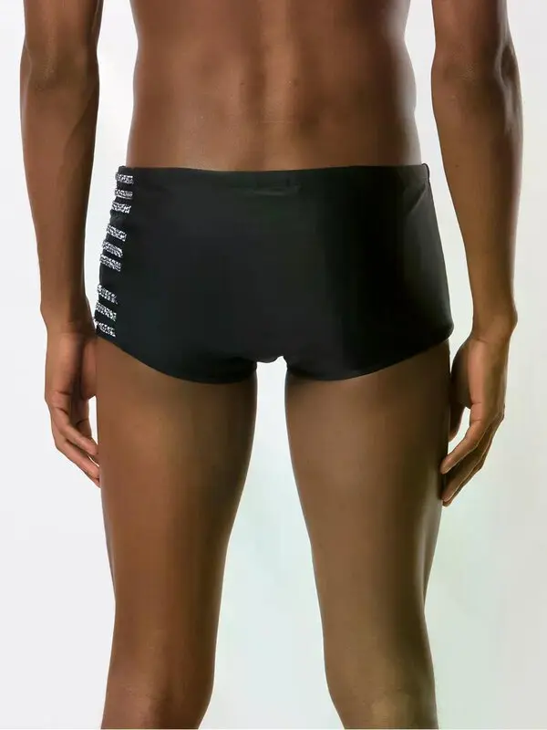 AMIR SLAMA Side Stripe-detail Swim Shorts