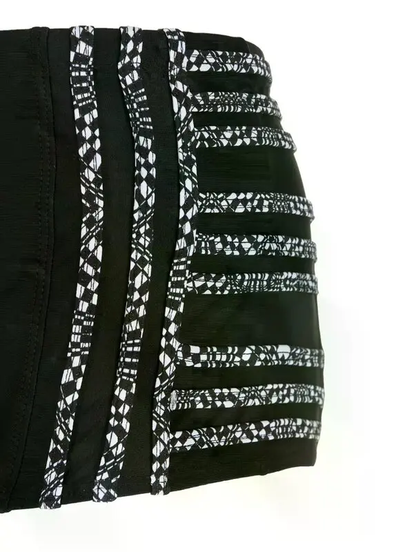 AMIR SLAMA Side Stripe-detail Swim Shorts