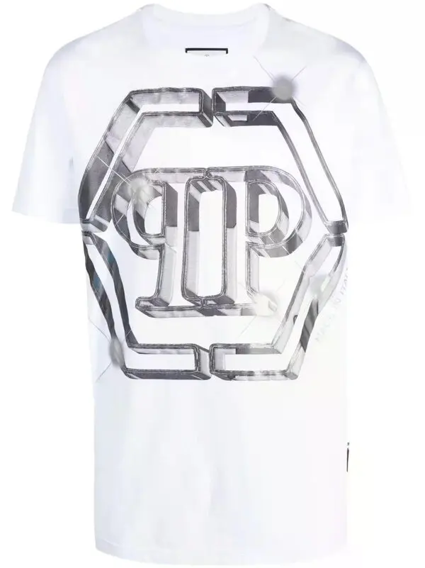 Philipp Plein Logo-print Short-sleeved T-shirt - White
