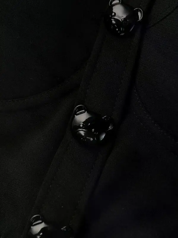 Moschino Teddy Bear-button Bustier Top