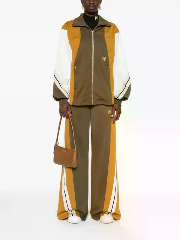 Palm Angels Monogram-embroidered Colorblock Track Jacket