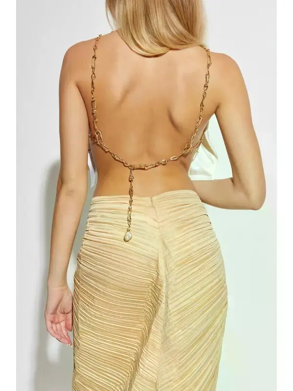 Cult Gaia Hailey Top With Chain Detail