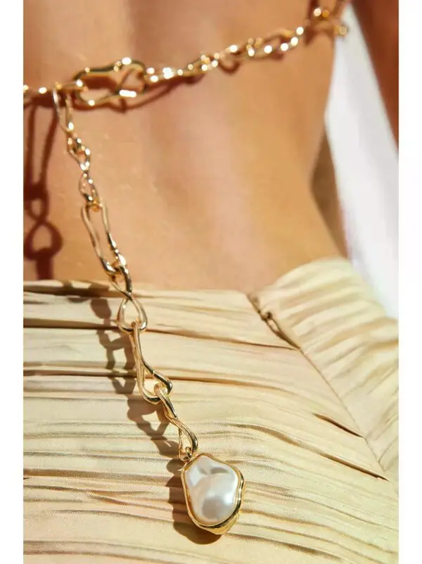 Cult Gaia Hailey Top With Chain Detail