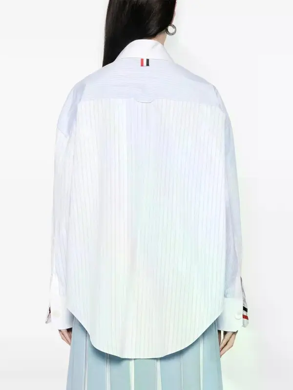 Thom Browne Pinstriped Poplin Shirt