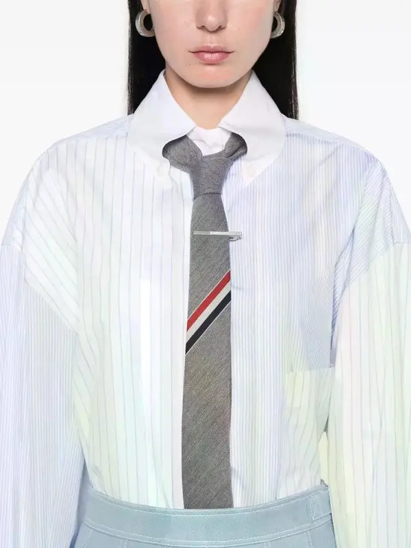 Thom Browne Pinstriped Poplin Shirt