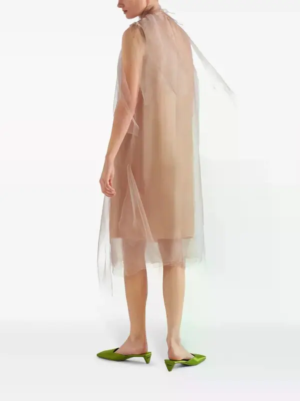 Prada Technical Voile Dress