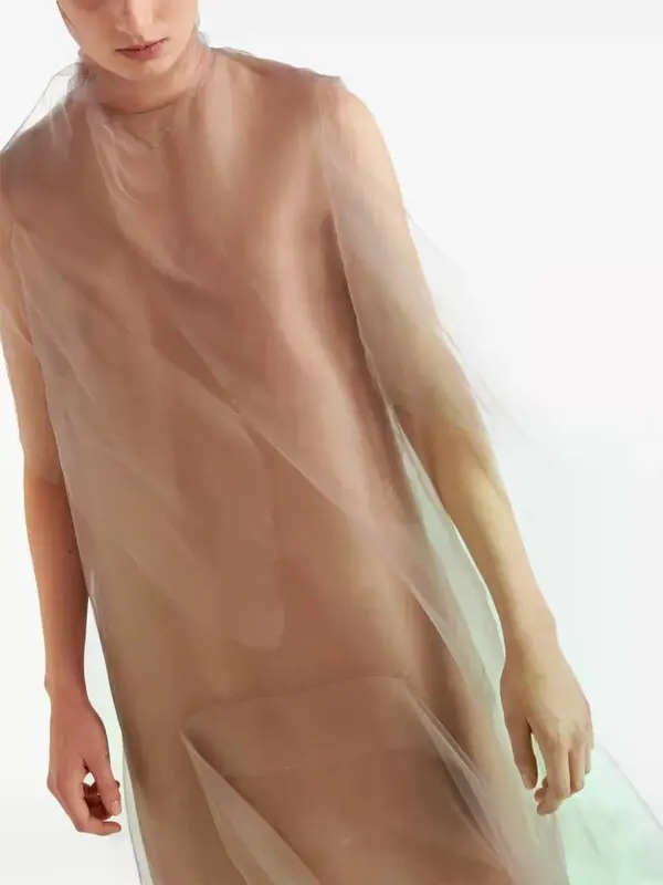 Prada Technical Voile Dress