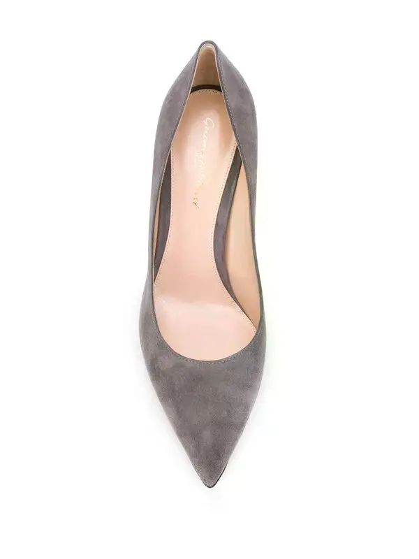 GIANVITO ROSSI 85mm Suede Pumps - Grey