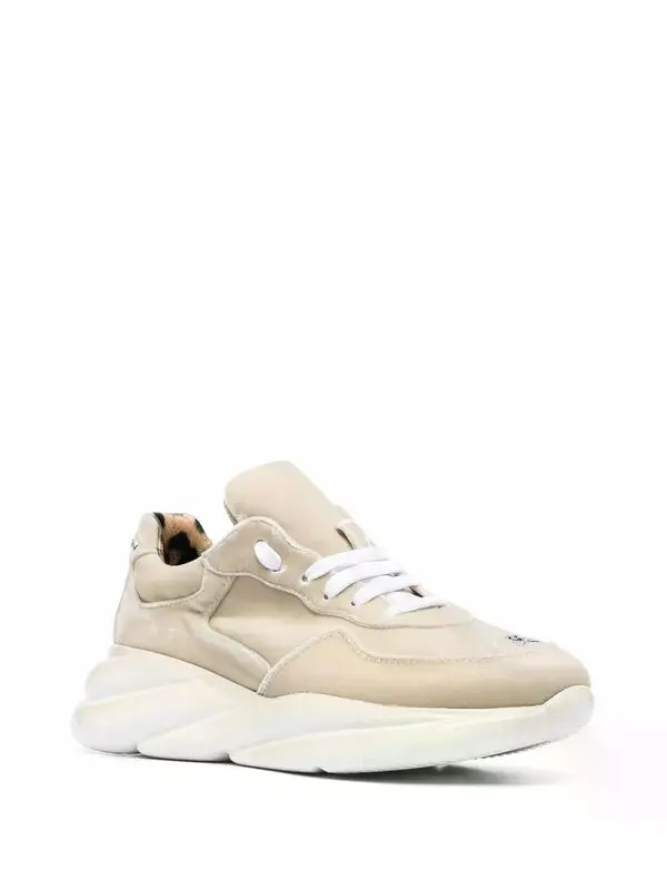 Philipp Plein Velvet Runner Low-top Sneakers - Neutrals