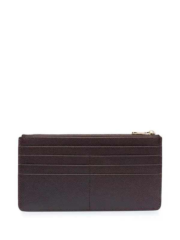 Dolce & Gabbana Logo-tag Zip-up Card Holder - Red