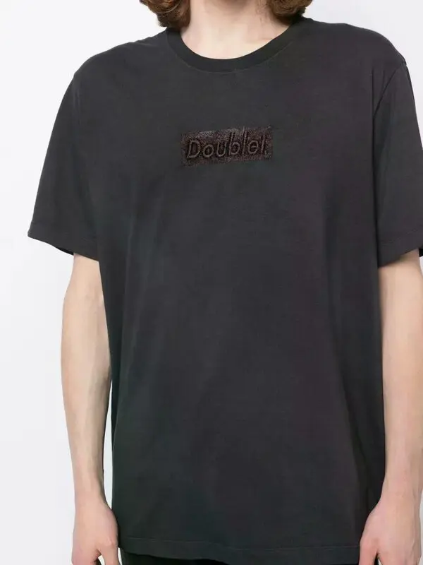 DOUBLET Logo-patch Organic Cotton T-shirt