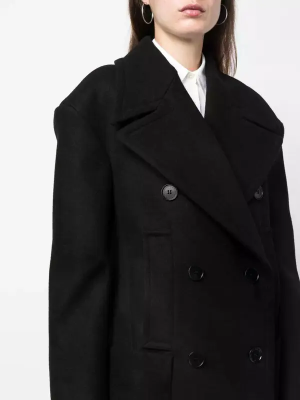 Stella McCartney Wool Double-breasted Coat