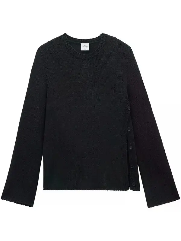 COURREGES Open-side Knit Jumper