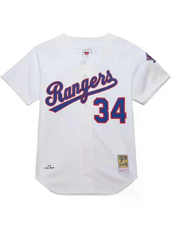 Mitchell & Ness Texas Rangers 1993 Nolan Ryan Authentic Batting Practice Jersey - White