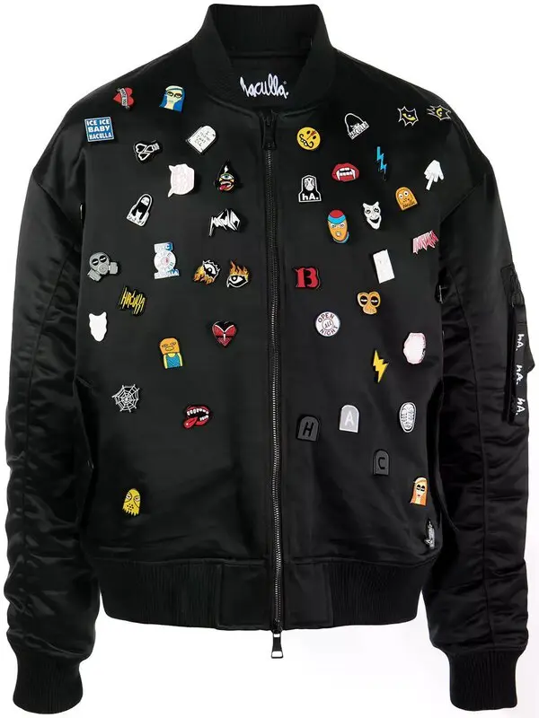 HACULLA. Decorative Pin-detail Bomber Jacket
