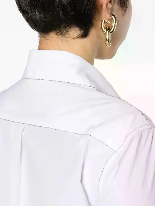 Fabiana Filippi Beaded Poplin Shirt