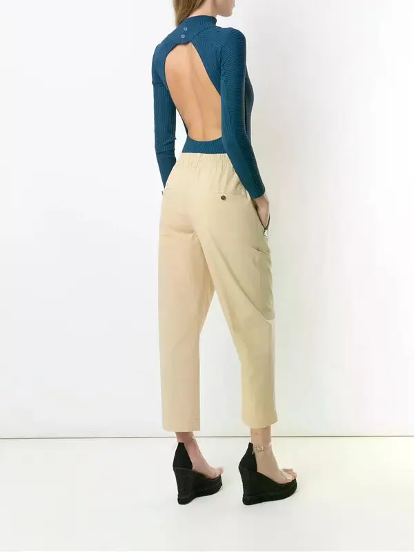 AMIR SLAMA Ribbed Bodysuit