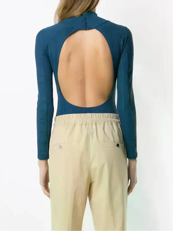 AMIR SLAMA Ribbed Bodysuit
