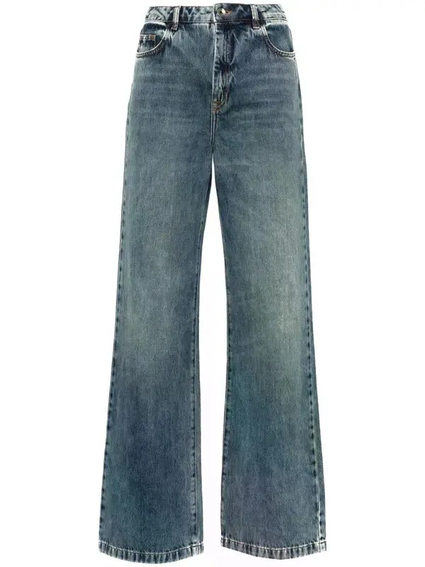 Patrizia Pepe High-rise Straight-leg Jeans