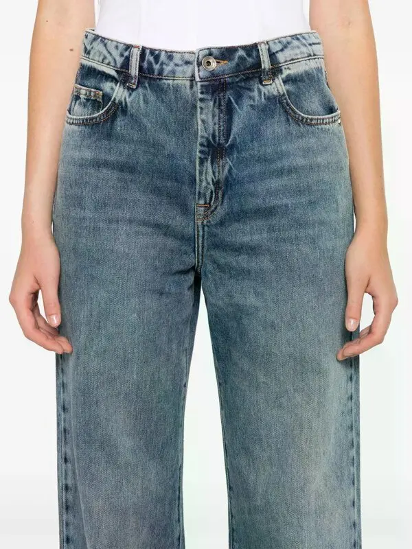 Patrizia Pepe High-rise Straight-leg Jeans