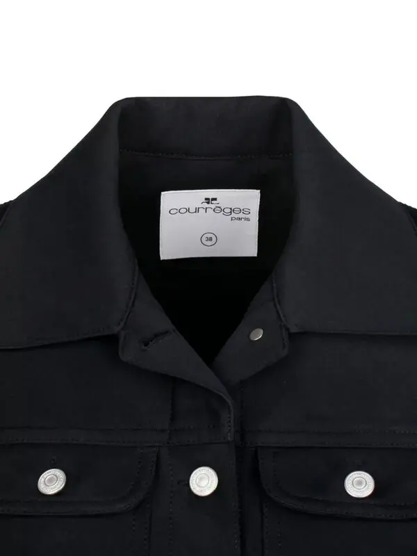 COURREGES Twill Trucker Jacket
